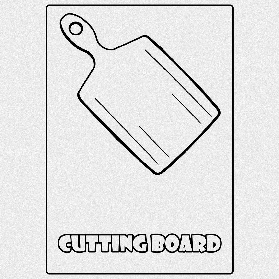 Kitchen Tools Coloring Page for Kids Preschoolers Children | 12 Must ...