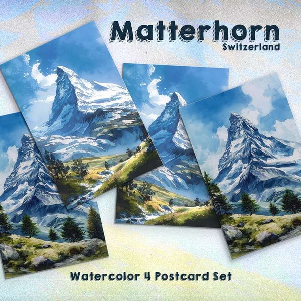 Swiss Postcard - Etsy