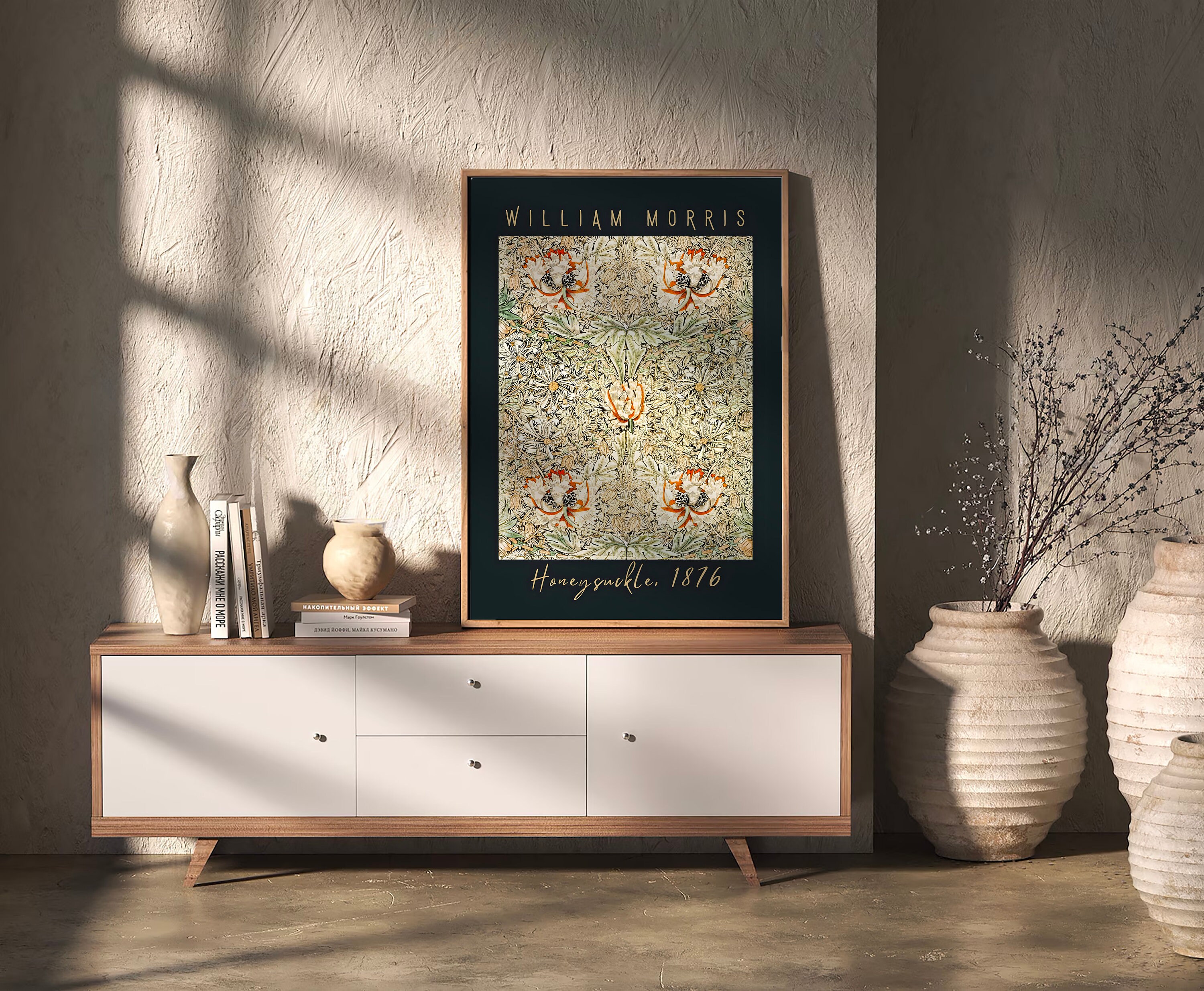 William Morris Print, Vintage Neutral Gallery Wall Prints Minimalist ...