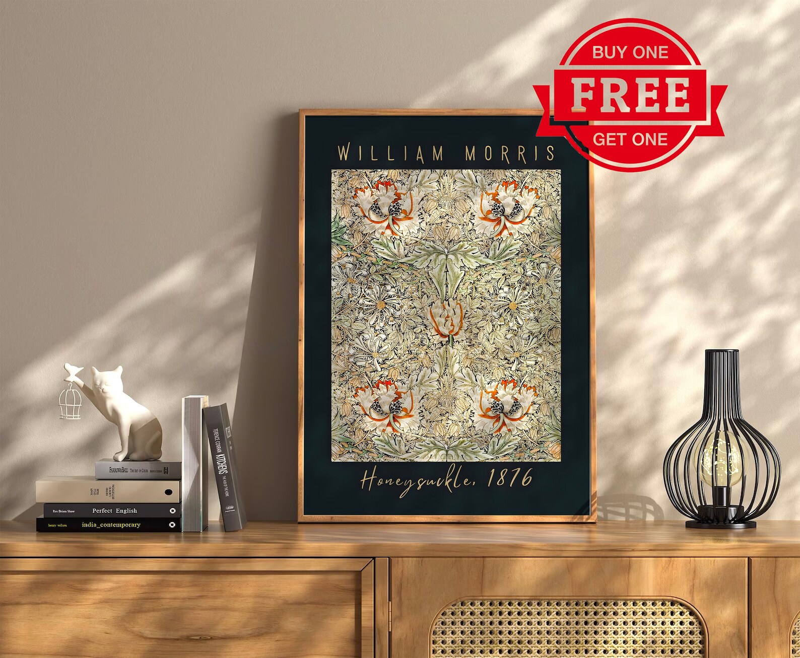 William Morris Print, Vintage Neutral Gallery Wall Prints Minimalist ...