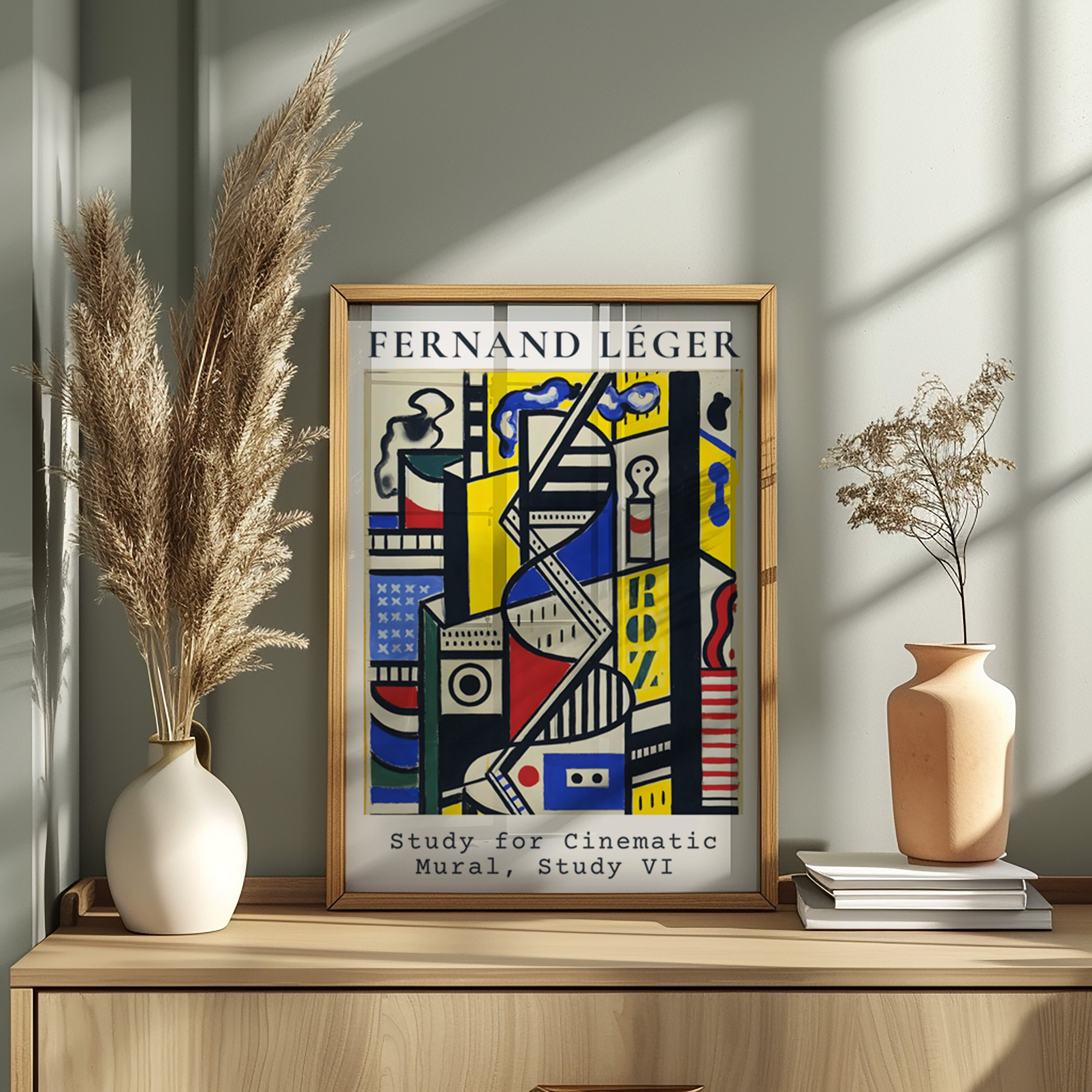 Fernand Leger Print, Vintage Neutral Gallery Wall Prints Minimalist ...
