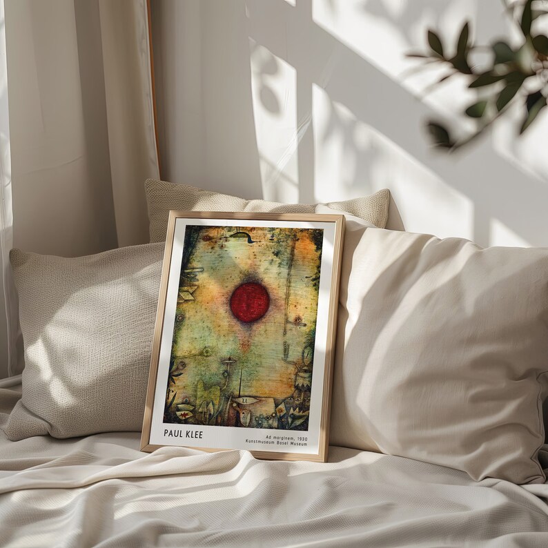 Paul Klee Print, Vintage Neutral Gallery Wall Prints Minimalist Wall Art Trendy Gift Aesthetic ...