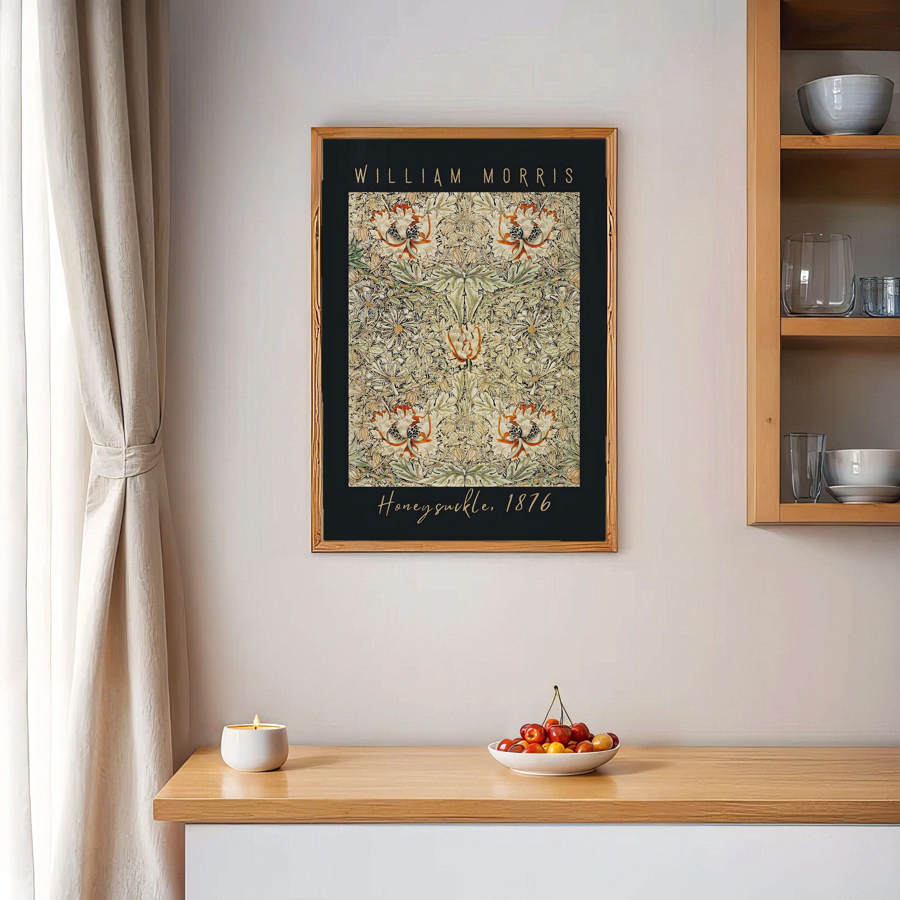 William Morris Print, Vintage Neutral Gallery Wall Prints Minimalist ...