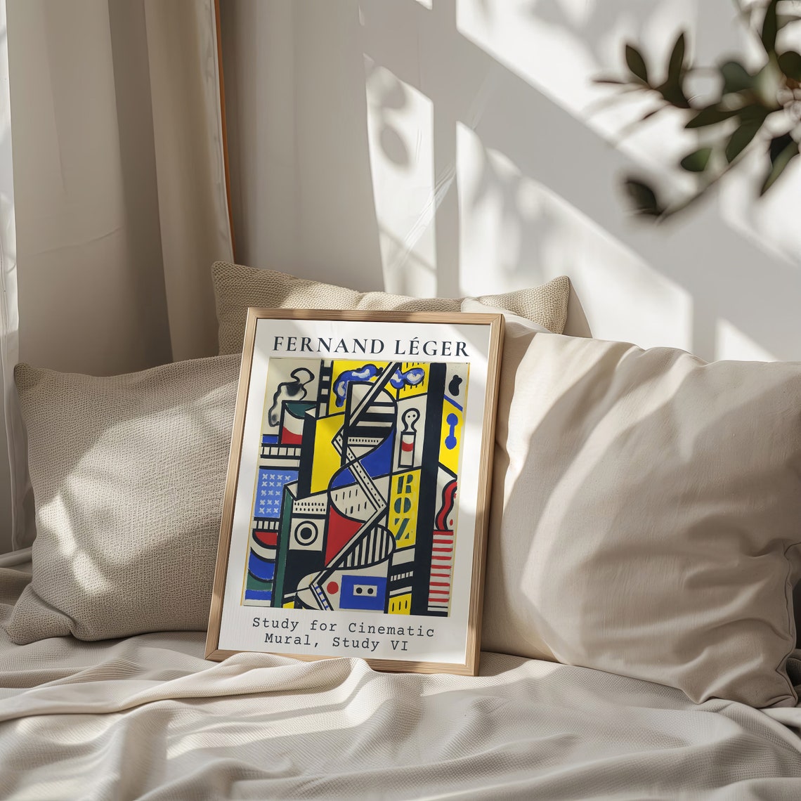Fernand Leger Print, Vintage Neutral Gallery Wall Prints Minimalist ...