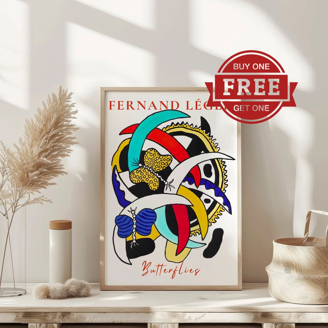 Fernand Leger Print, Vintage Neutral Gallery Wall Prints Minimalist ...