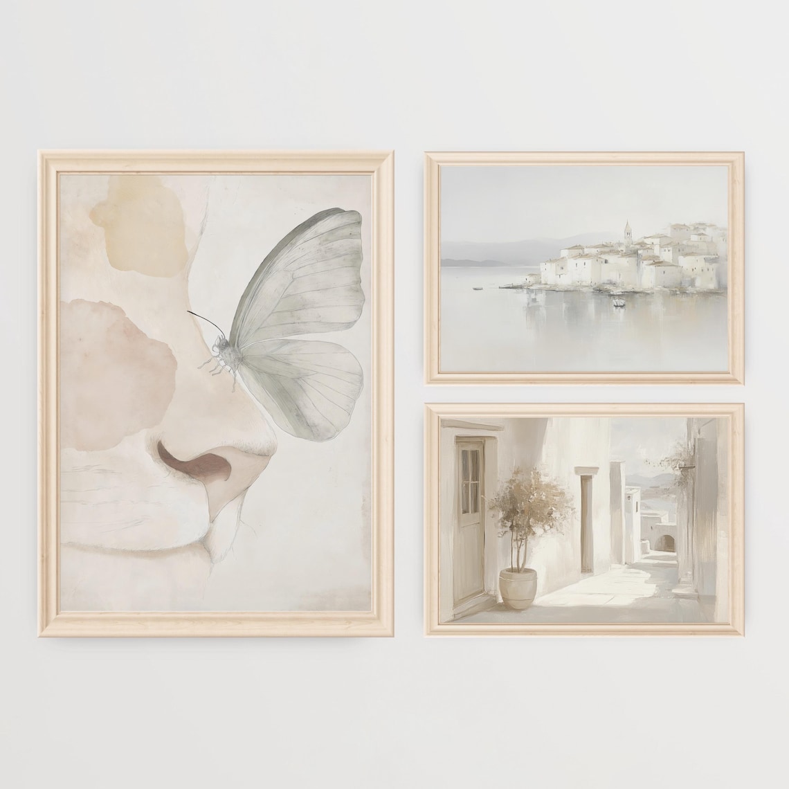 Neutral Muted Vintage Prints Wall Set of 10 Prints, Gallery Art Print ...