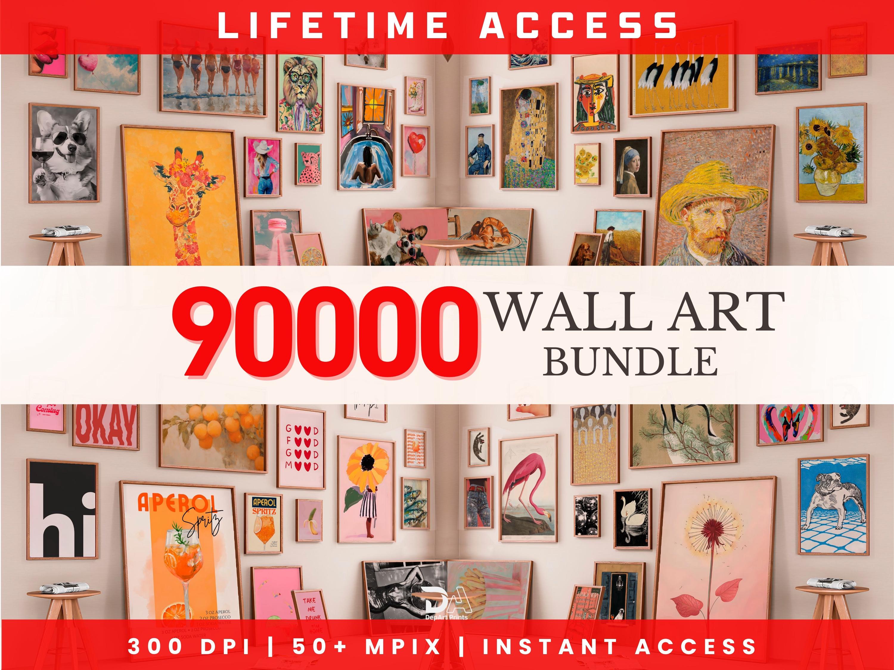 Mega Wall Art Set, Printable Maximalist Gallery (digital Download) - Etsy