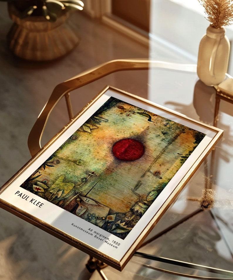 Paul Klee Print, Vintage Neutral Gallery Wall Prints Minimalist Wall Art Trendy Gift Aesthetic ...