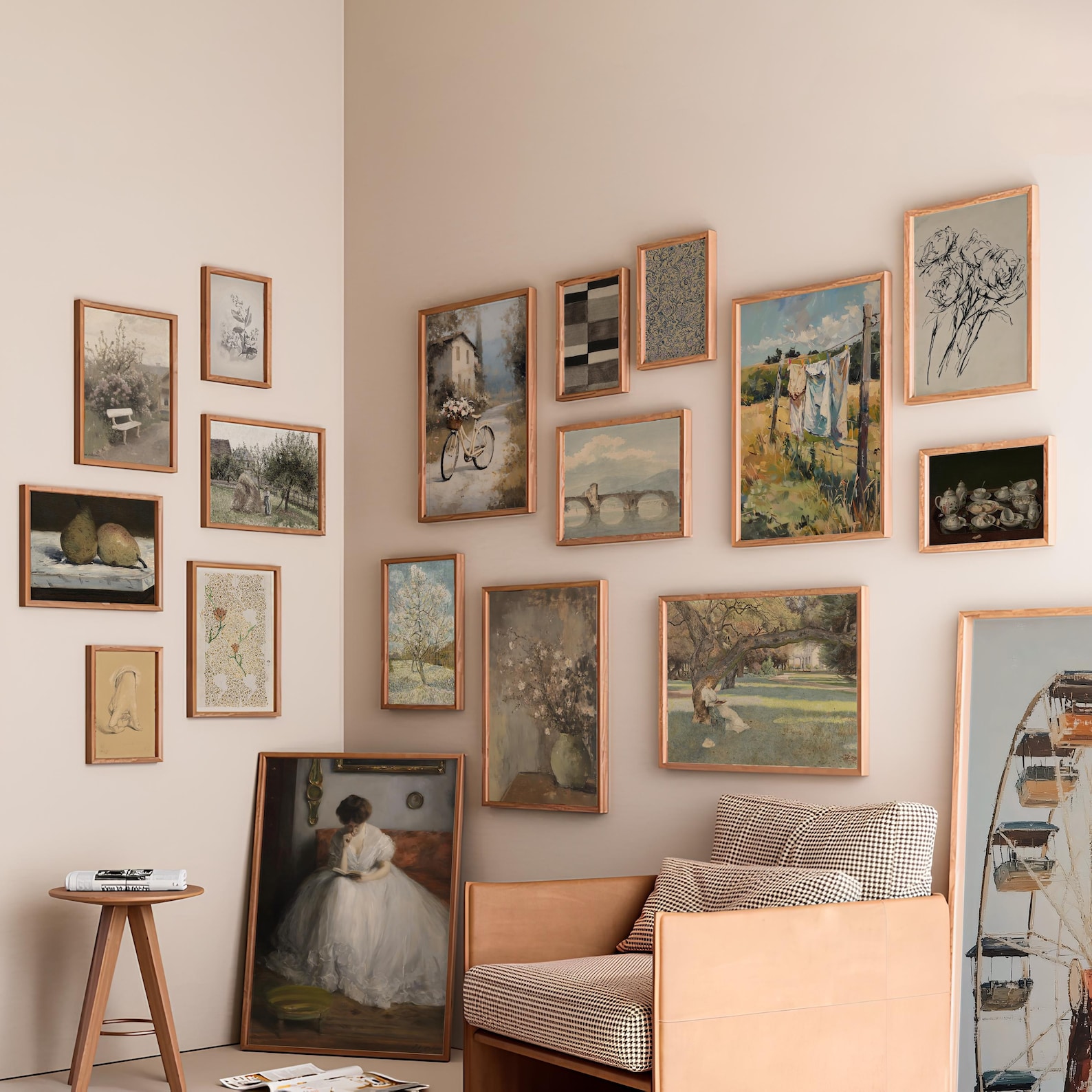Vintage French Country Gallery Wall Set | Farmhouse Cottage Decor ...