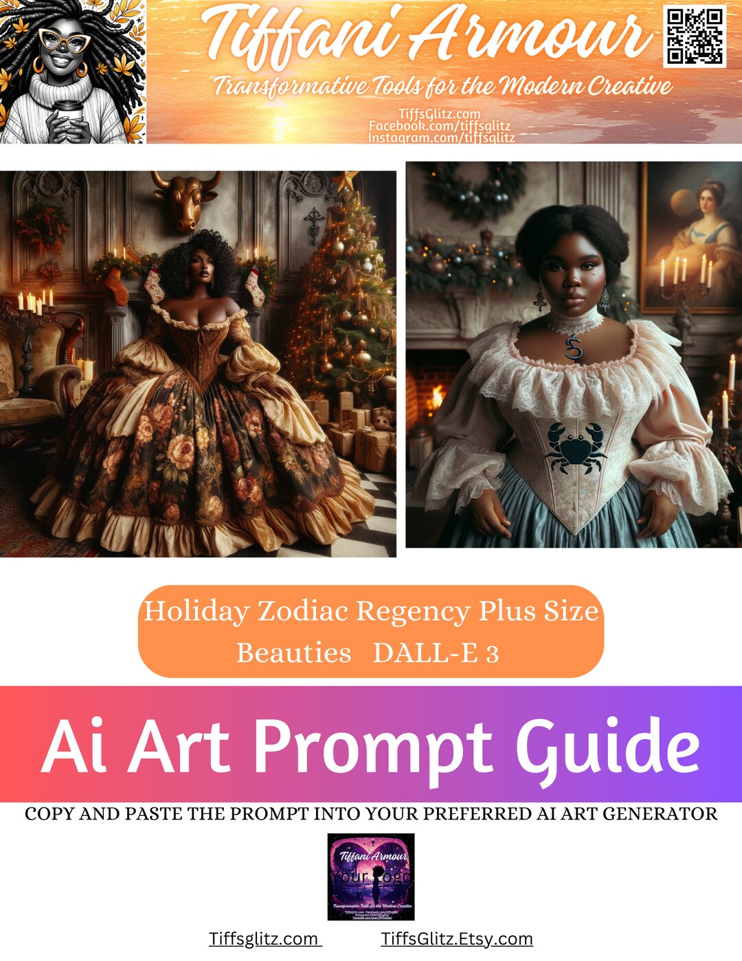CHATGPT V4 & DALL-E 3 Prompt Guide Plus Size African American Women ...