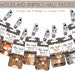 Personalized Woodland Animals Hall Passes, Fox and Bear Hall Passes ...
