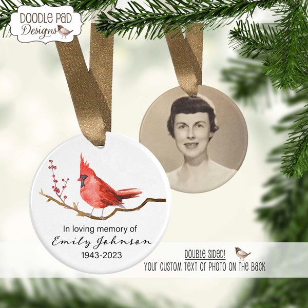 Cardinal Memorial Ornament - Etsy