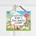 Teacher Door Sign Farm Classroom Theme Name Hanger Barnyard Animals ...