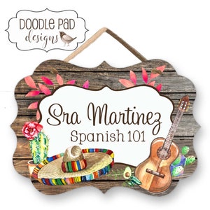 Spanish Classroom Decor Spanish Teacher Gift Classroom Door - Etsy