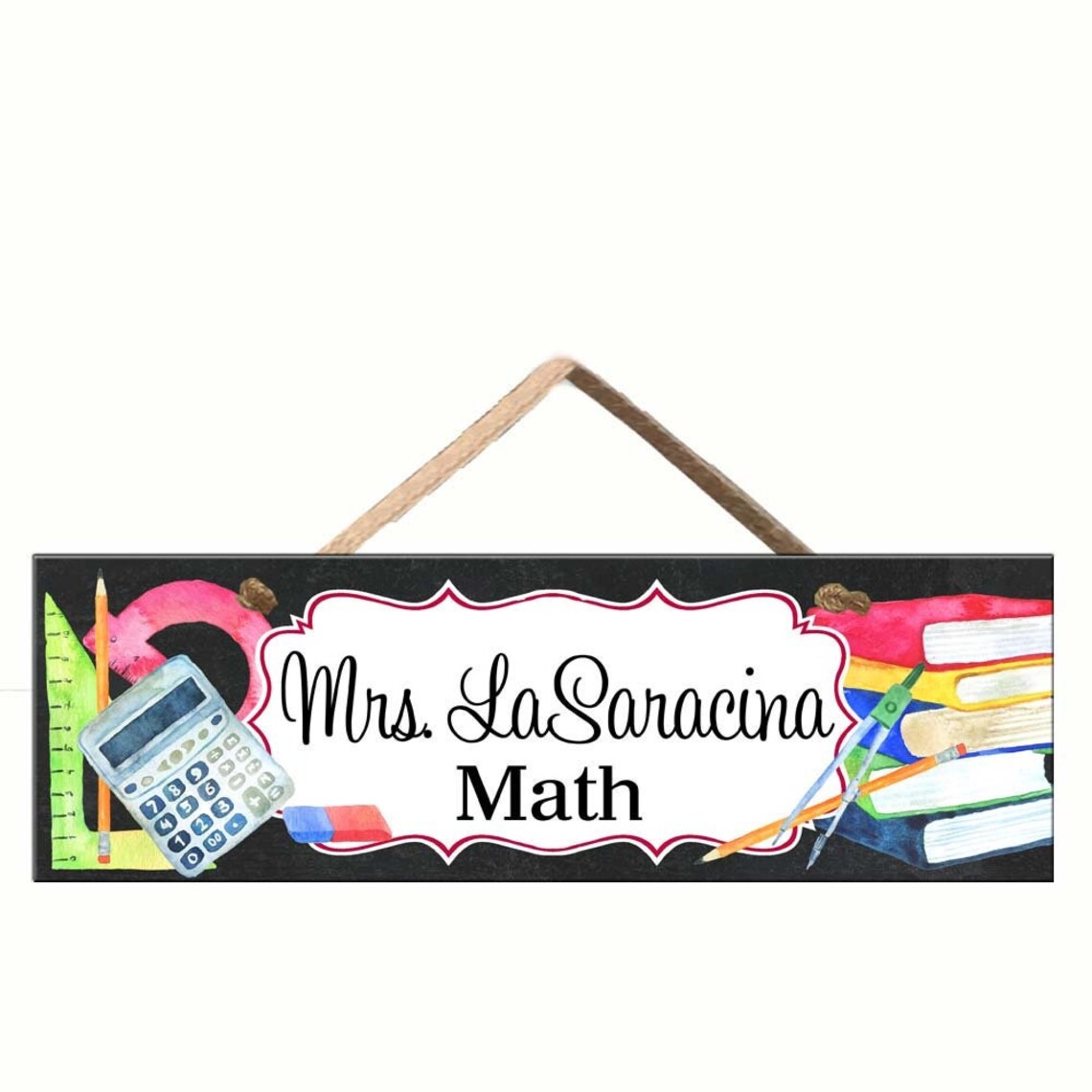 Math Class Door Sign Personalized Teacher Classroom Door Sign - Etsy