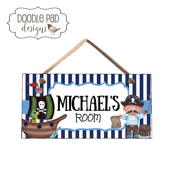 Pirate Door Sign Nursery Door Sign Kids Door Decor | Etsy