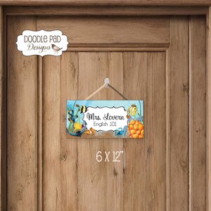 Classroom Door Sign, Under the Sea Decor, Nautical Door Sign - Etsy