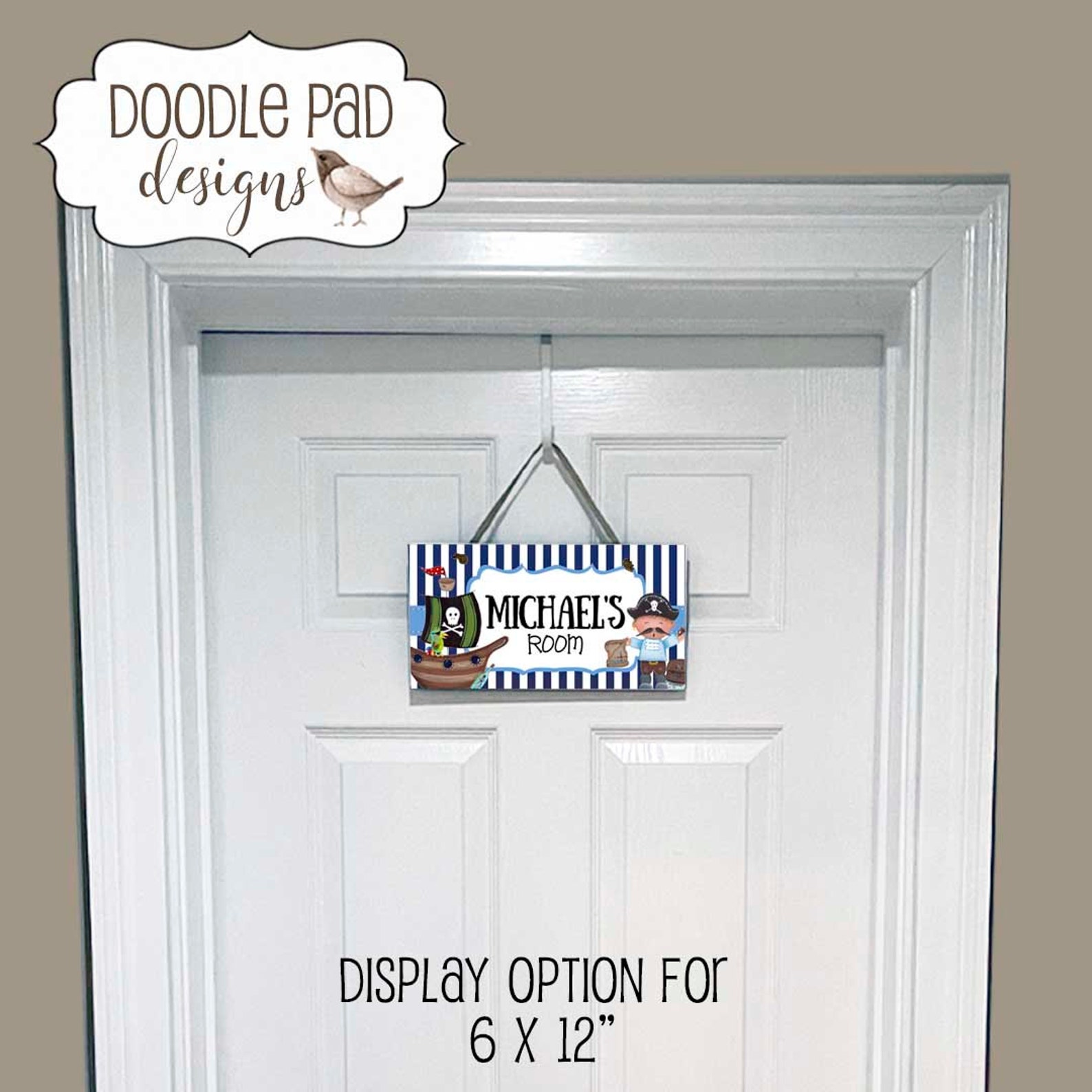 Pirate Door Sign Nursery Door Sign Kids Door Decor | Etsy