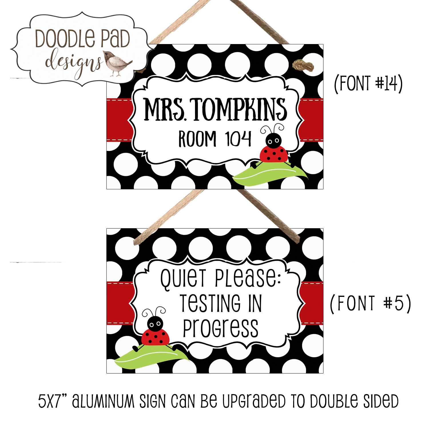 Classroom Door Sign Ladybug Decor Lady Bug Door sign | Etsy