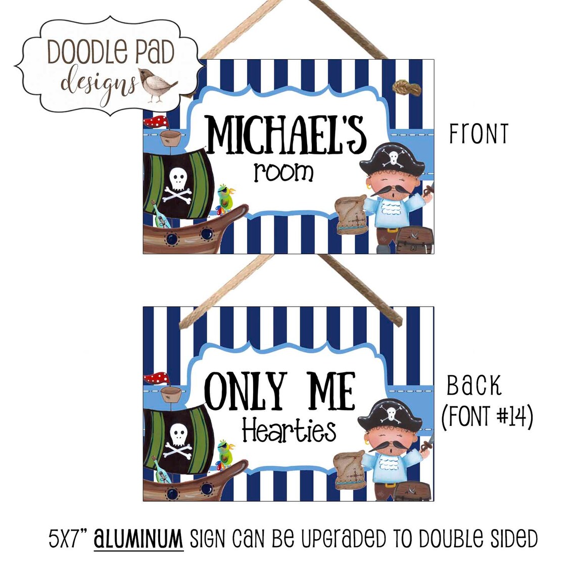 Pirate Door Sign Nursery Door Sign Kids Door Decor | Etsy