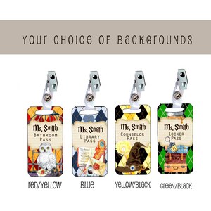 Personalized Wizard School Hall Passes, Wizardly Hall Passes, Gift for ...