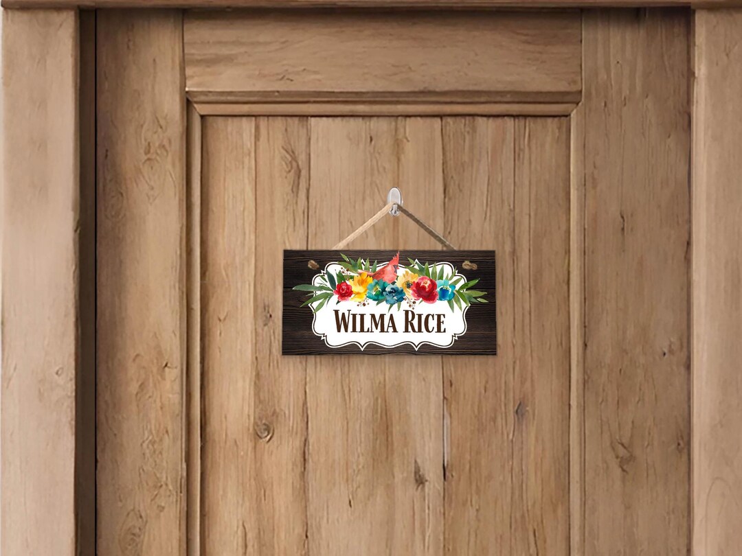 Assisted Living Door Sign, Cardinal Door Sign, Senior Living Door Decor ...