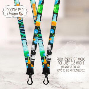 Science Teacher Lanyard, Personalized Lanyard for Hall Passes, Plastic ...