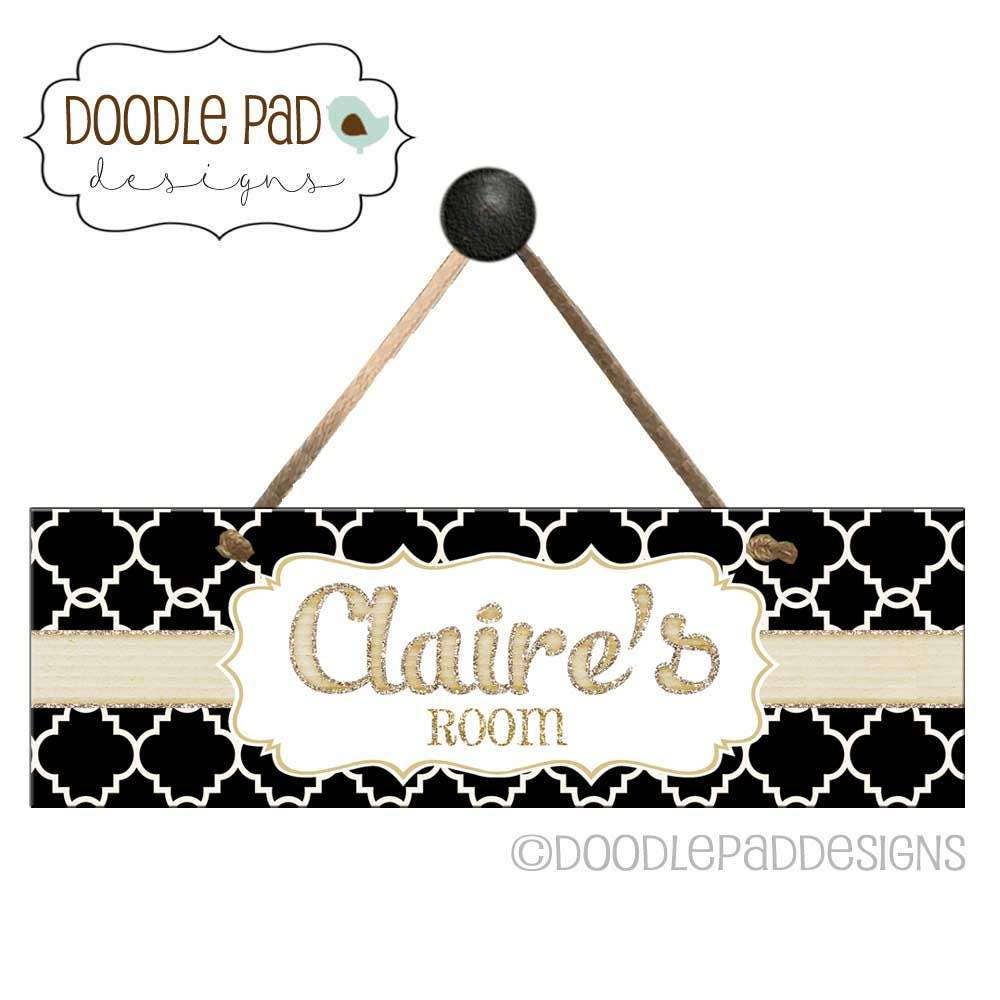 Personalized Door Sign Girl's Name Sign Girls' Room | Etsy