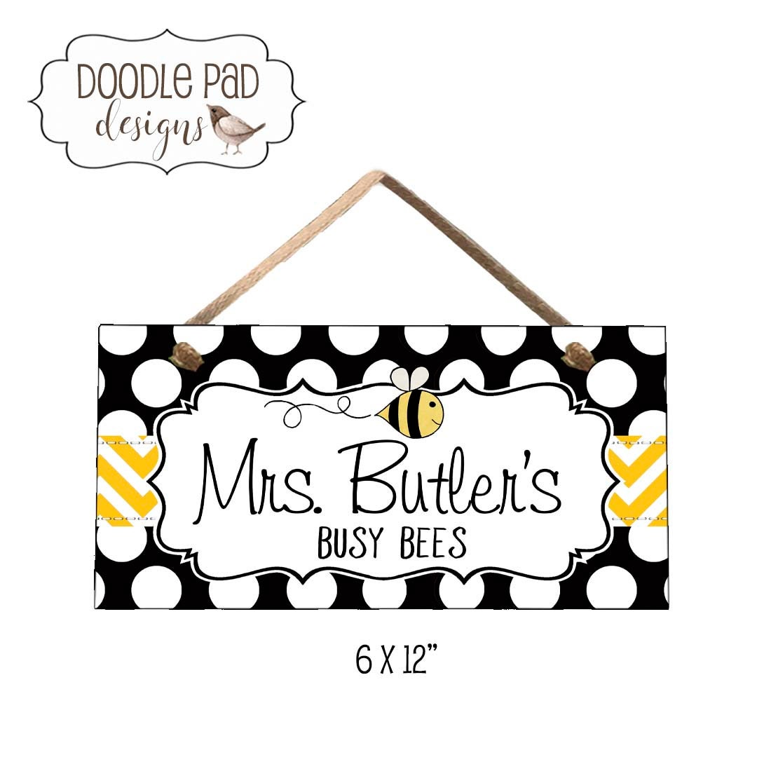 Classroom Door Sign Bee Decor Bumble Bee Door Sign | Etsy