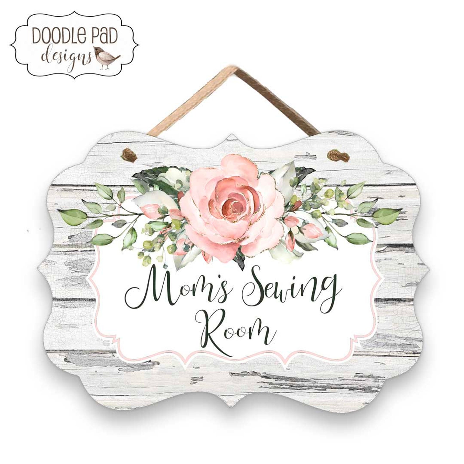 Personalized Door Sign Craft Room Sign Sewing Room Sign - Etsy