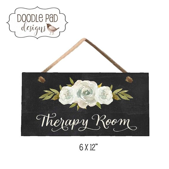 Feminine Office Door Sign Chalkboard Inspired Sign With White | Etsy