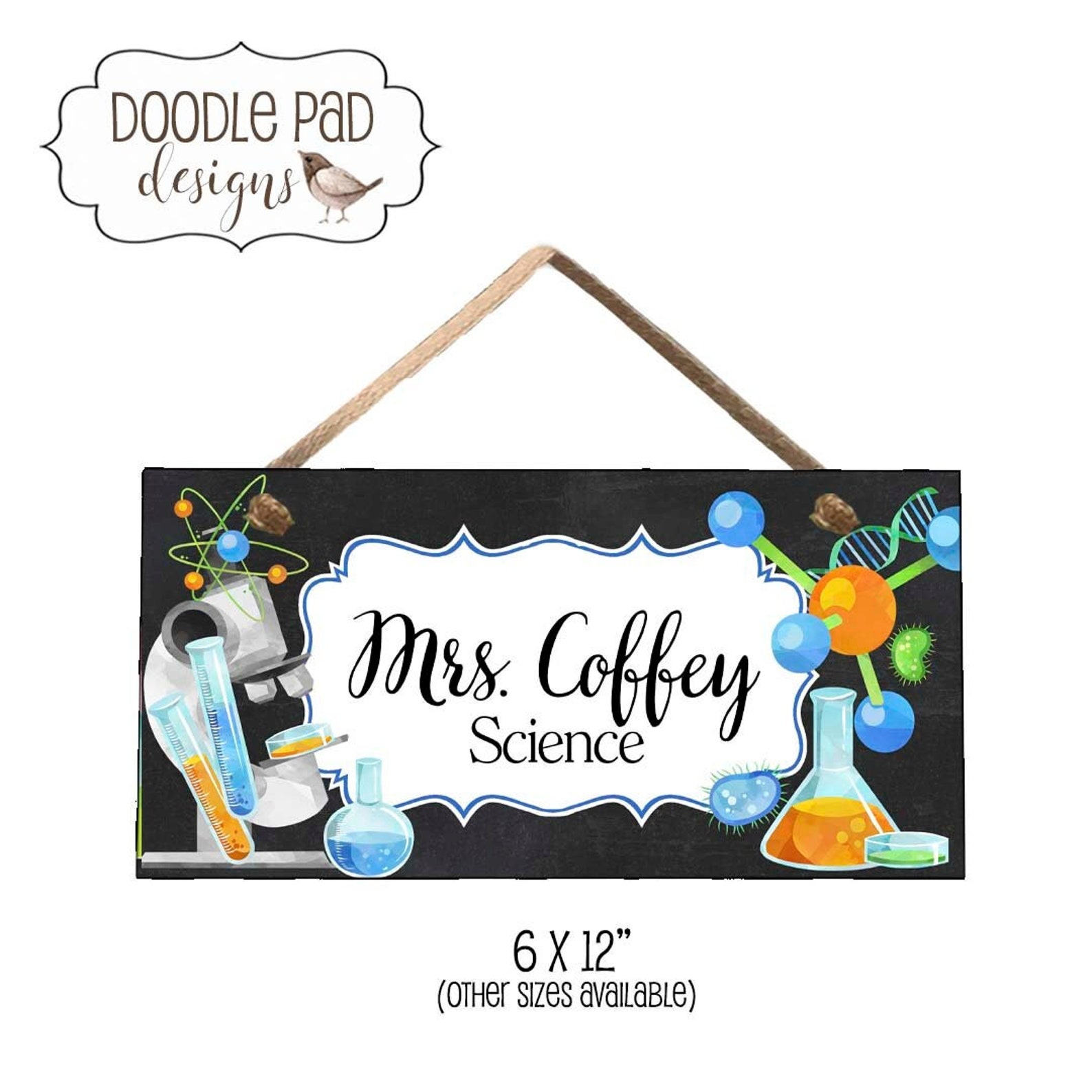 Science Class Door Sign Personalized Teacher Classroom Door - Etsy