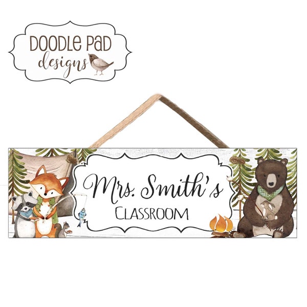 Camping Theme Teacher - Etsy