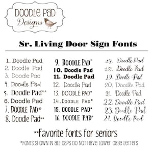 Assisted Living Sign, Personalized Room Door Sign, Floral Nursing Home ...