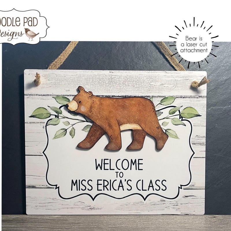 Bear Door Hanger - Etsy