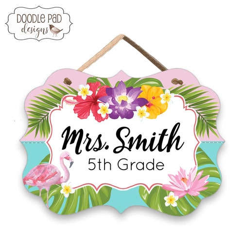 TROPICAL Teacher Toolbox Editable Tropical Classroom Decor | Etsy