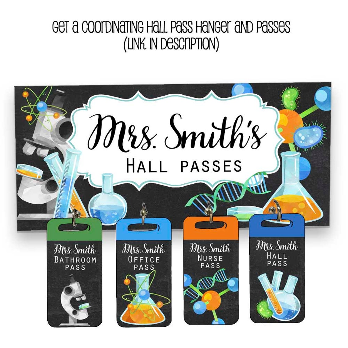 Science Class Door Sign Personalized Teacher Classroom Door - Etsy