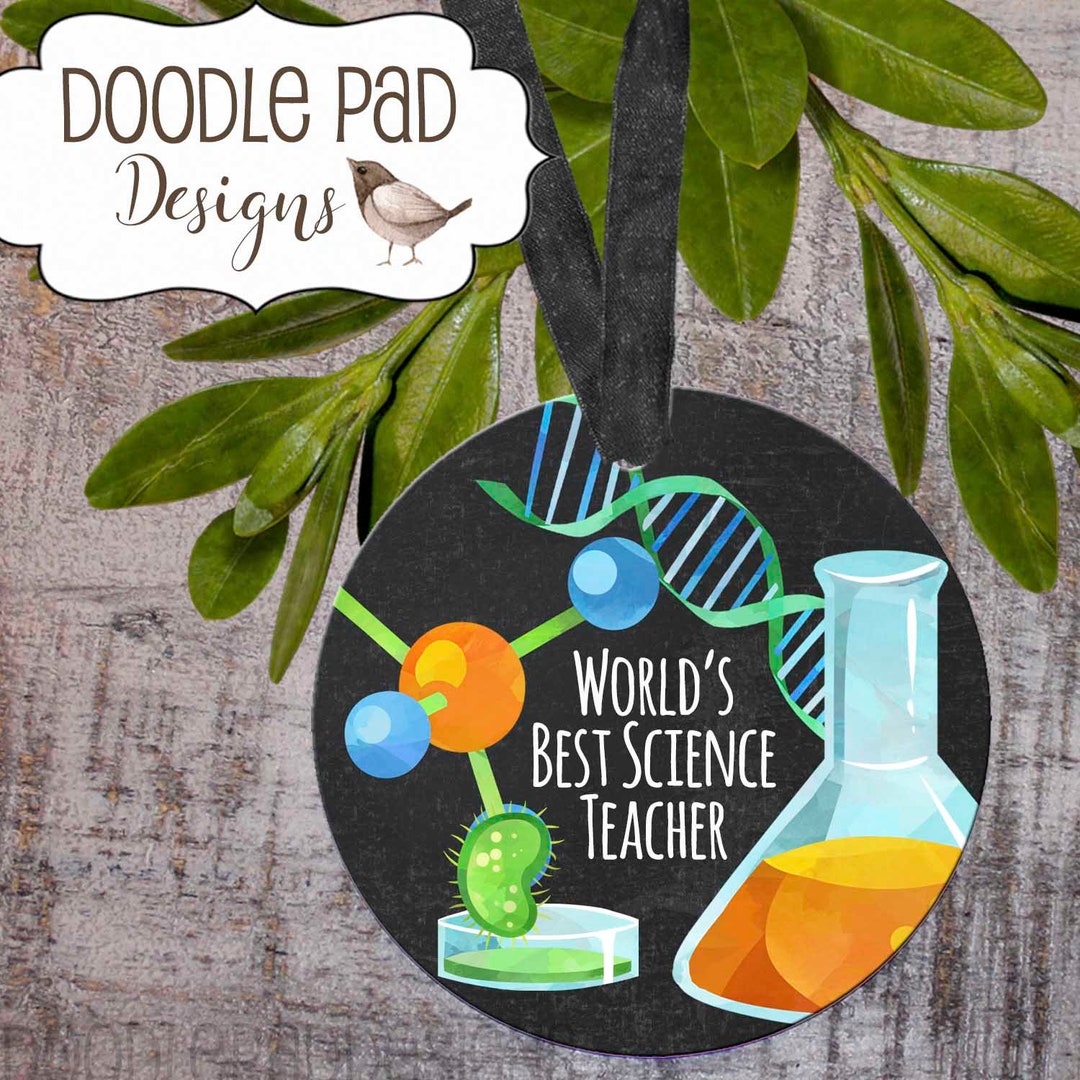 Science Ornament, Chemistry Teacher Gift, Lab Tech Gift - Etsy