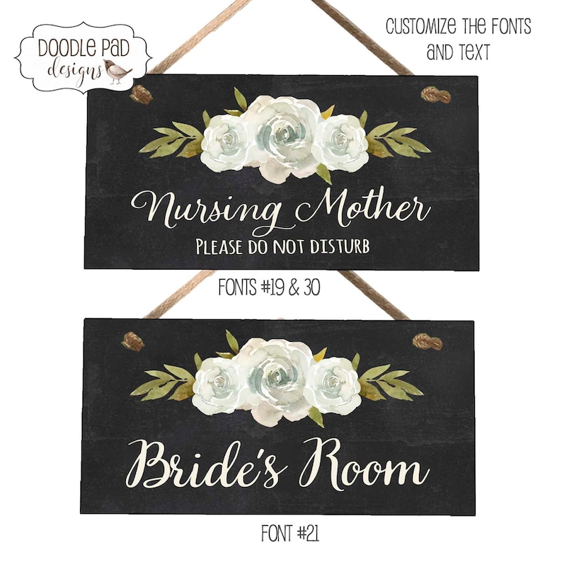 Feminine Office Door Sign Chalkboard Inspired Sign With White - Etsy