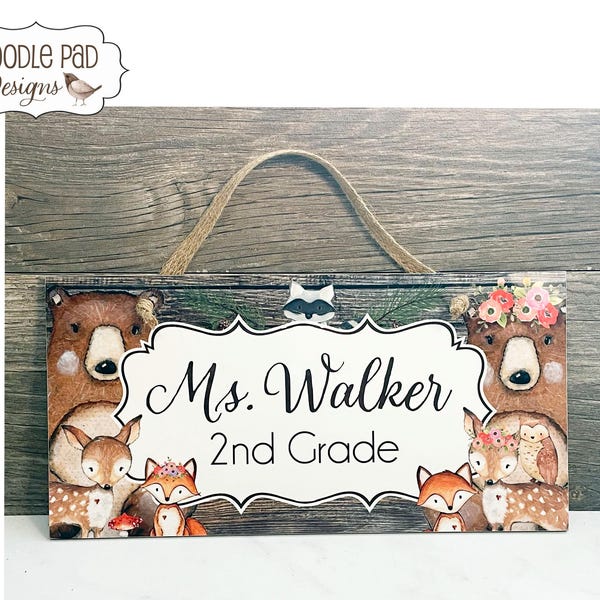 Woodland Classroom - Etsy