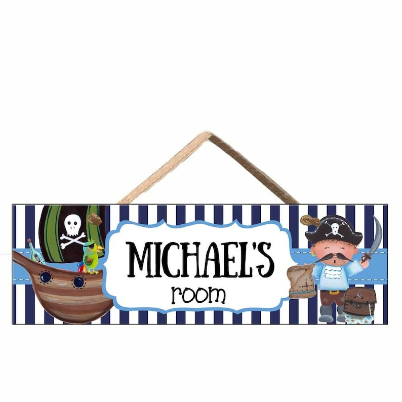 Pirate Door Sign Nursery Door Sign Kids Door Decor - Etsy