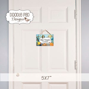 Classroom Door Sign, Under the Sea Decor, Nautical Door Sign - Etsy