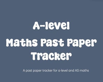 A Level Maths Anki Flashcards & Complete Past Paper Bank, Edexcel, Made ...