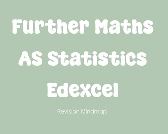 AQA A Level Further Maths Notes (STATISTICS ONLY), A* Revision Notes ...