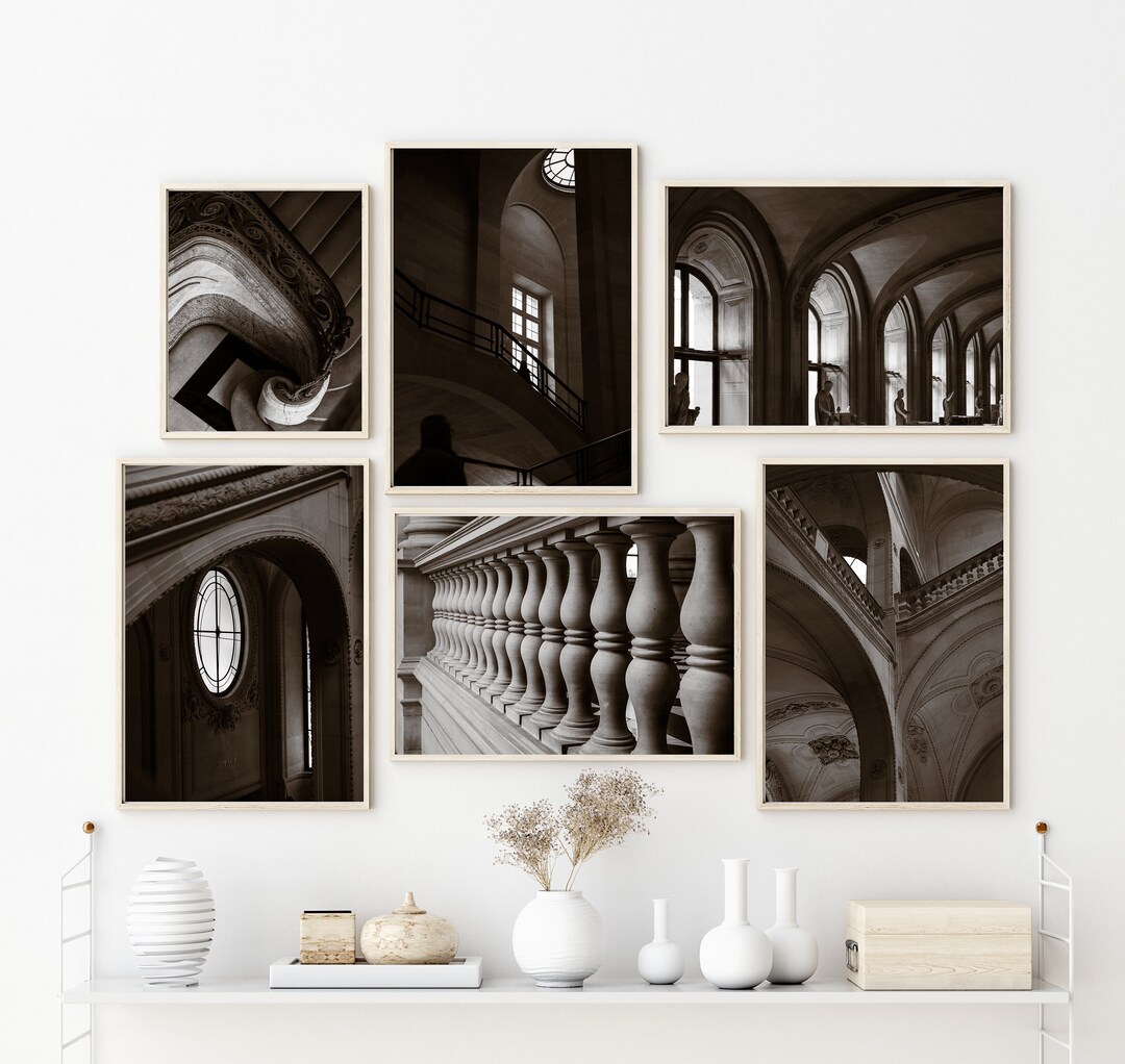 Paris Medieval Castle Photo Collage, Renaissance Architecture Wall ...