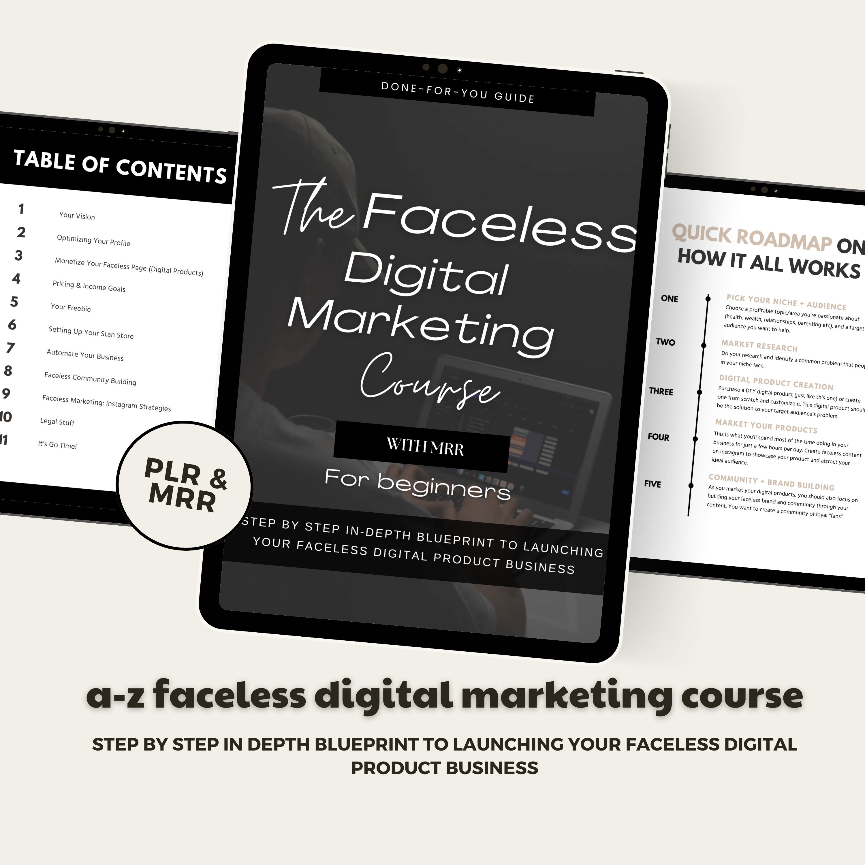 Faceless MRR Vault, Digital Marketing Course Men, Faceless Videos, Plr ...