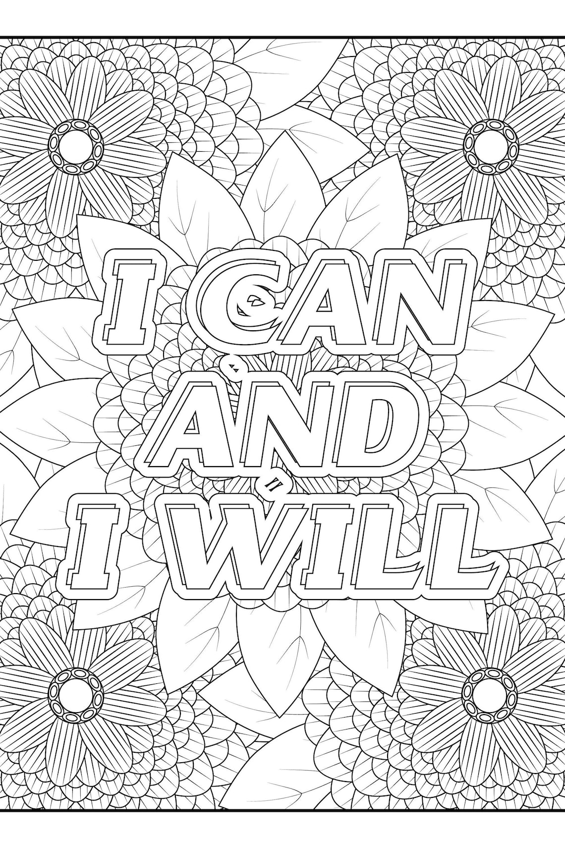 PNG, SVG, Adult Coloring Pages, Cursing, Swear Words Printable, Stress ...