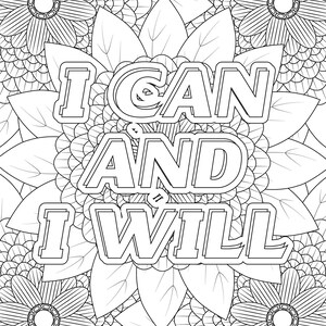 PNG, SVG, Adult Coloring Pages, Cursing, Swear Words Printable, Stress ...