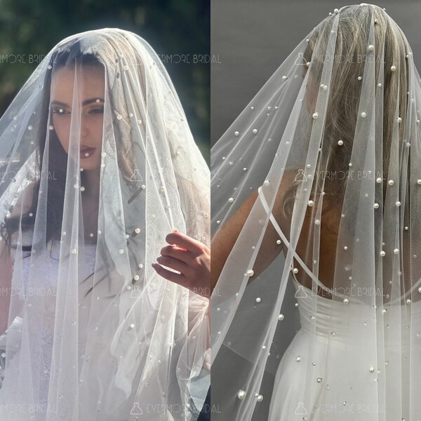 Pearl Veil - Etsy