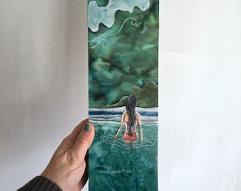 Original Fabric on Wood Art and Archival Prints by shellieartist